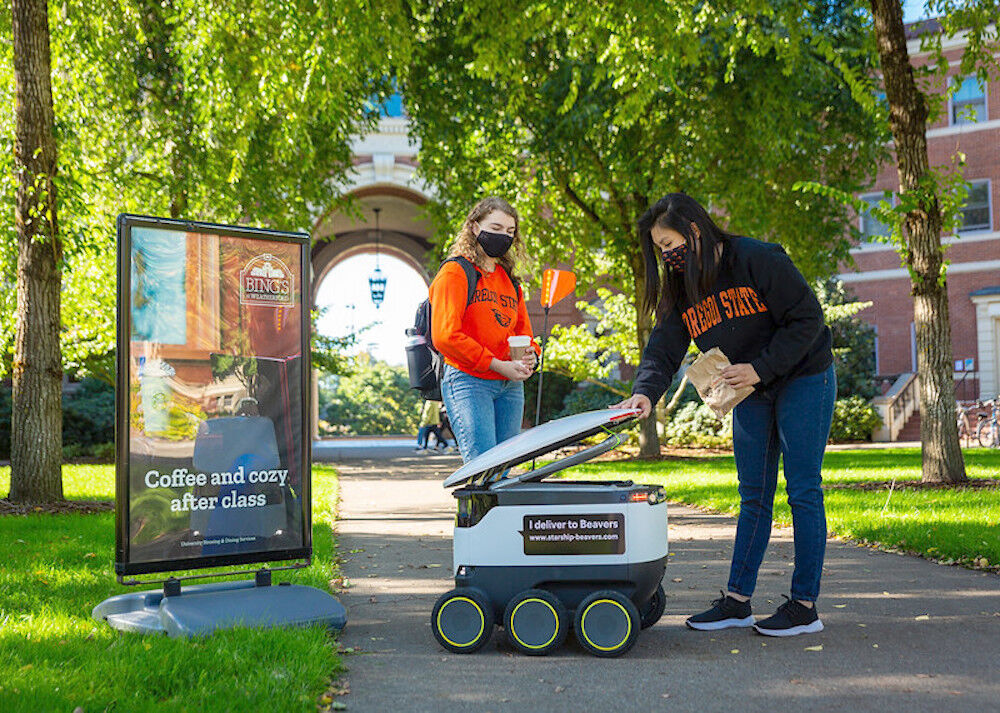 Robots are delivering food to Oregon State students | La Grande Observer