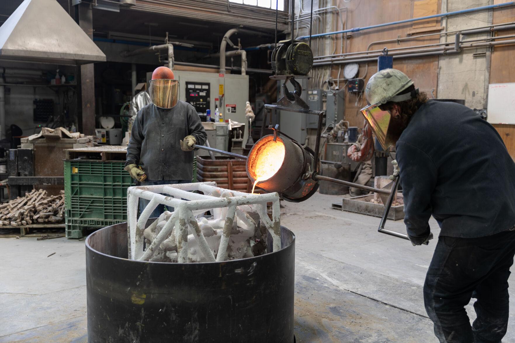 Walla Walla Foundry turns ‘The Embrace’ into bronze reality for Boston | La Grande Observer