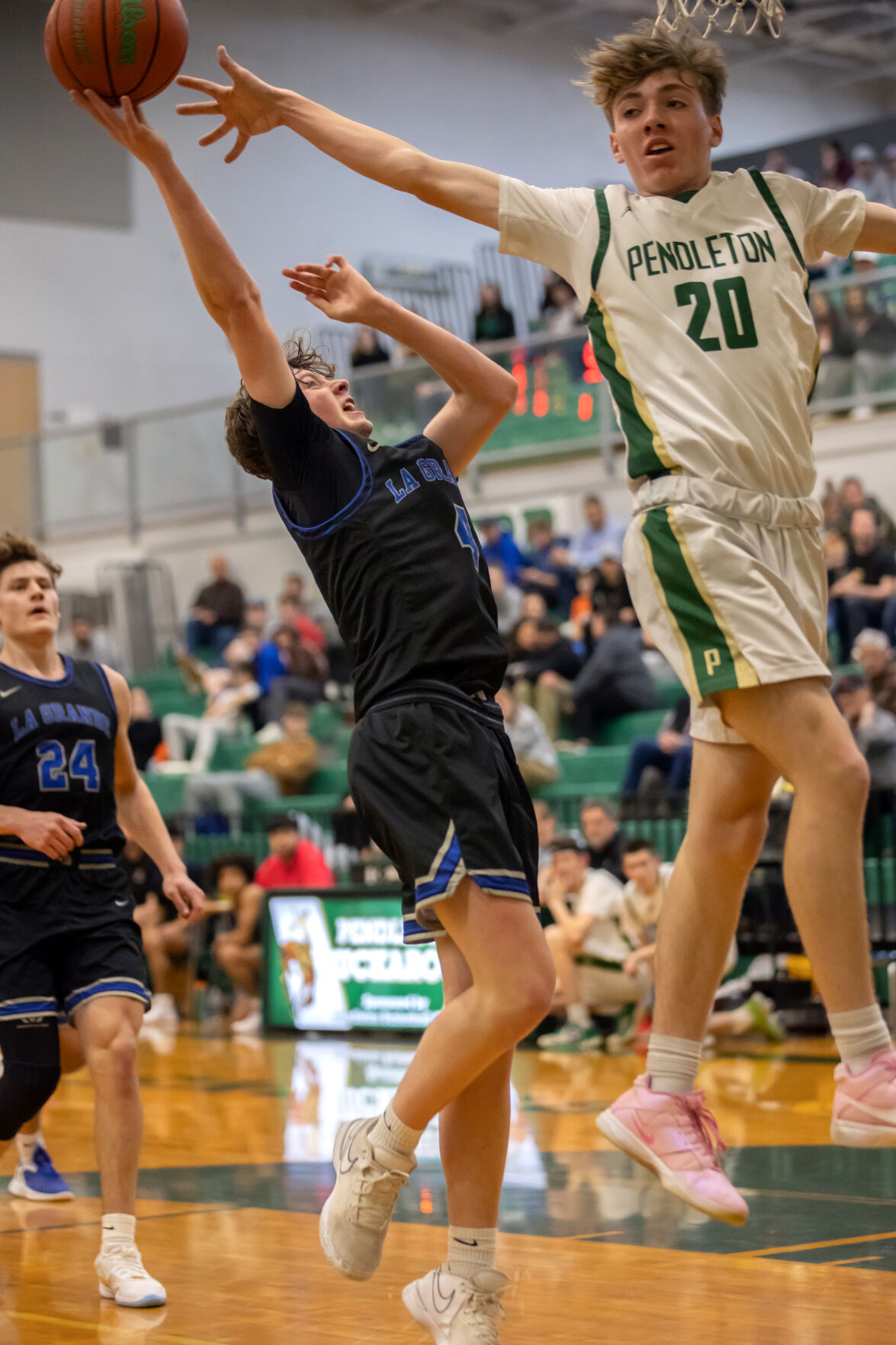 High school boys basketball roundup: Tigers come up short in Pendleton ...